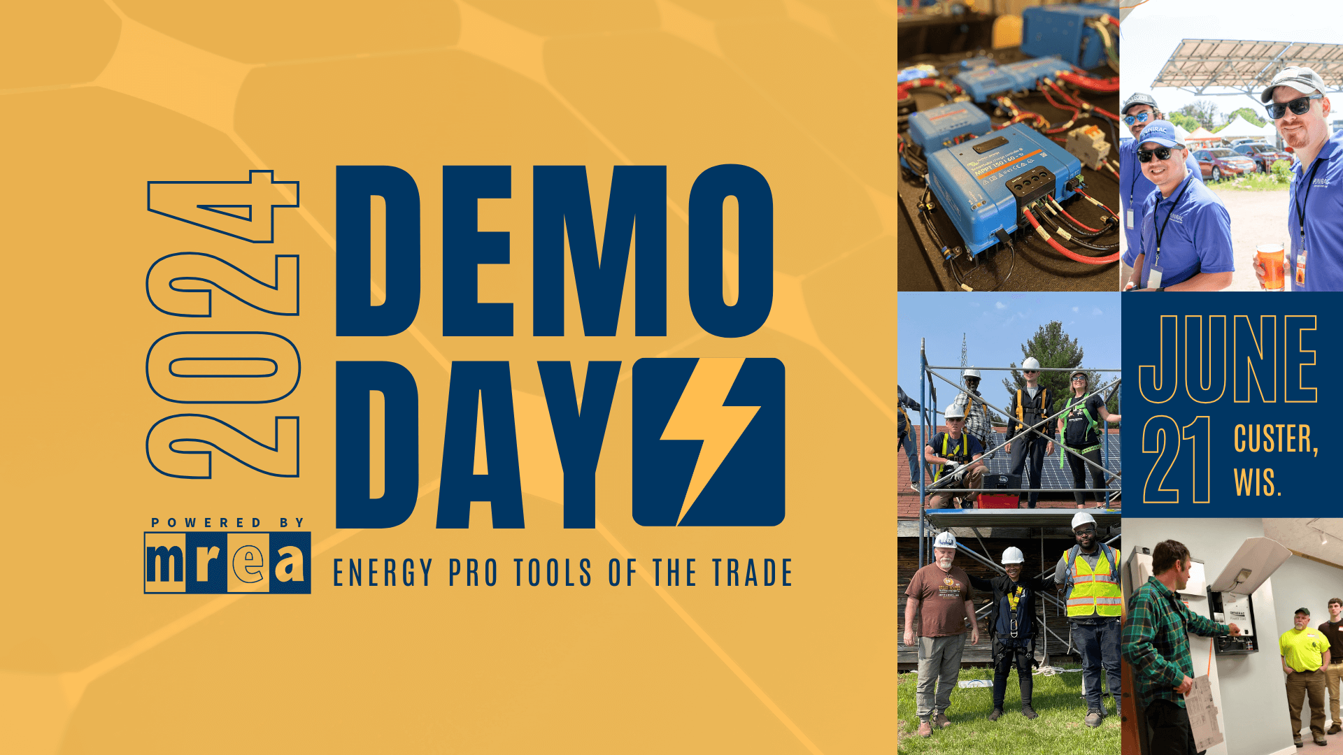 MREA's Industry Demo Day - Schedule - Midwest Renewable Energy Association